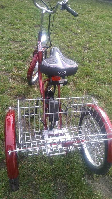 Rehabilitacyjny rower elektryczny trójkołowy TOLEK na gwarancji ...