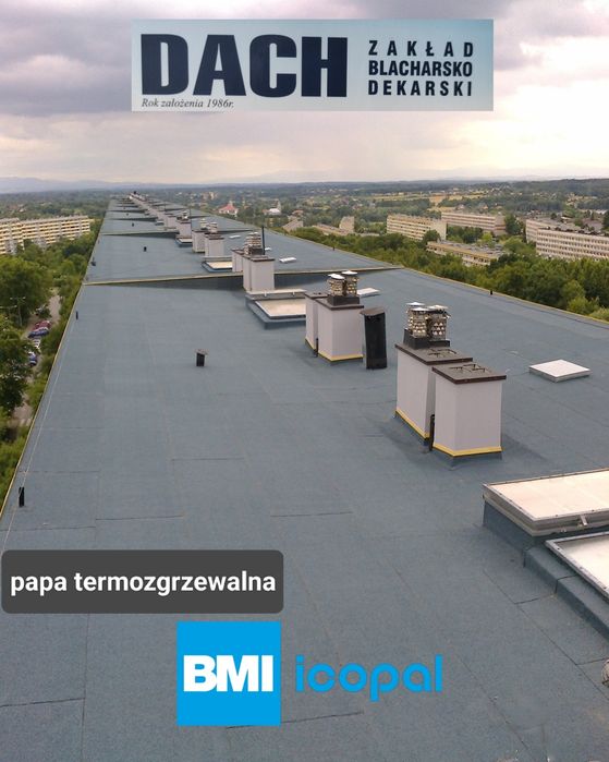 Usługi dekarskie - papa, hydroizolacje, remont dachu - dekarz Żory • OLX.pl