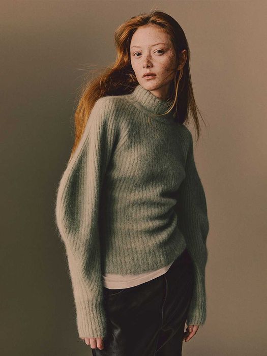 NOWY Sweter damski z półgolfem H&M 32% moher 32%wełna - XS Warszawa Bemowo • OLX.pl