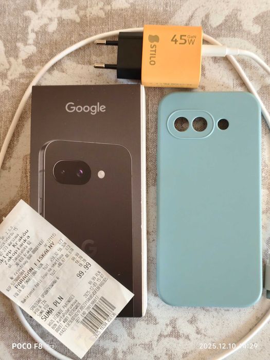 SPRZEDAM nowy smartfon GOOGLE PIXEL 9a plus akcesoria. Kraków Dębniki ...