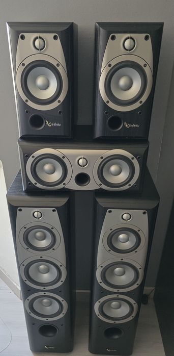 Colunas Infinity Alpha 40 - Conjunto de 5 colunas Alta Fidelidade ...