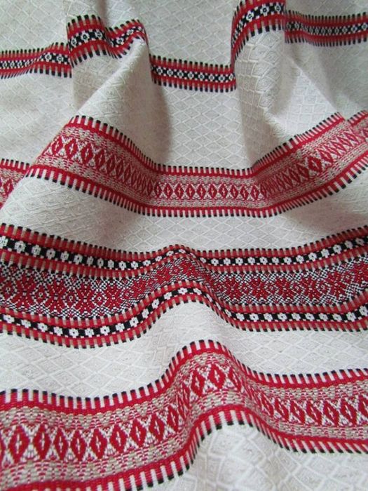 Żakard tkanina we wzory ludowe Kiełpin • OLX.pl