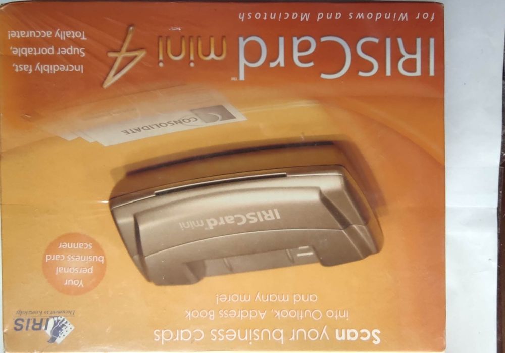 Iriscard Mini 4-Cartão De Visita pessoal Scanner, Novo Corroios • OLX ...