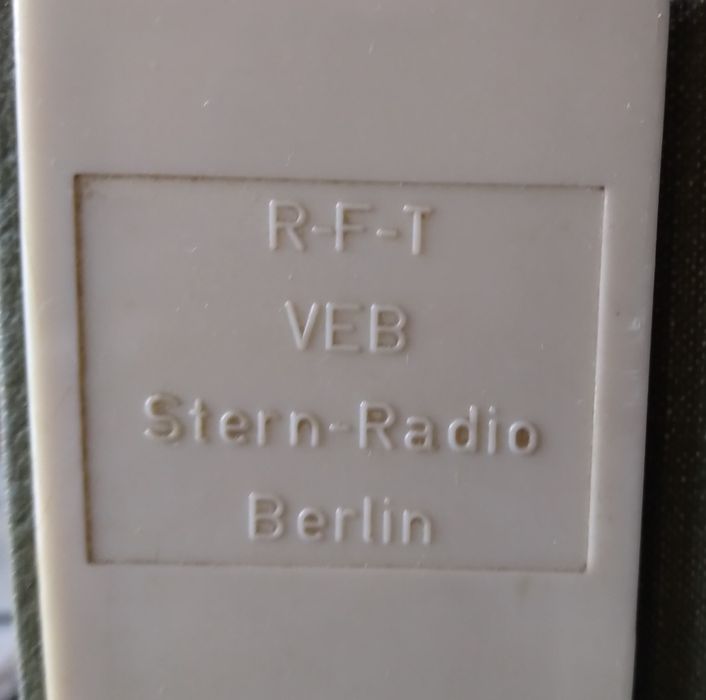 Antyczne radio Transistor Stern R - 110 Vintage DDR Szczecin Niebuszewo ...