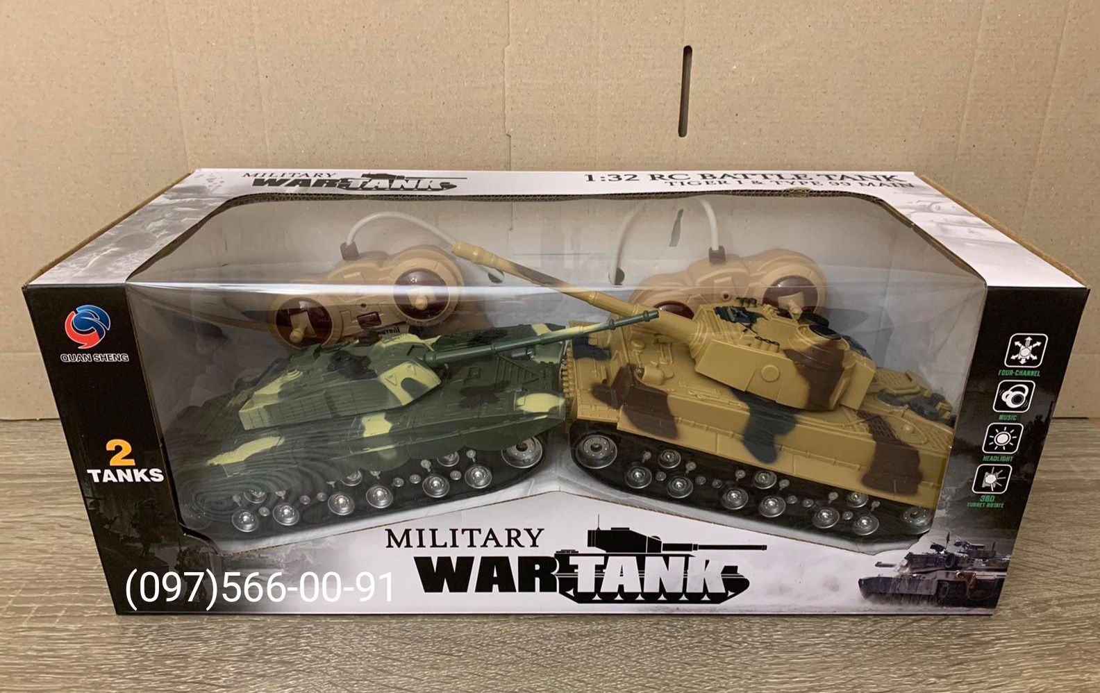Набор танковый бой War Tank на радиоуправлении бой танков, танк 2шт ...