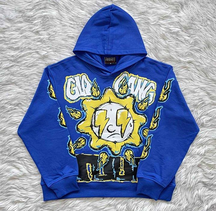 Худи Glo Gang ‼️БЕЗ ПРЕДОПЛАТЫ‼️ зипка гло генг чиф киф hellstar drip: 670 грн. - Худі Київ на Olx