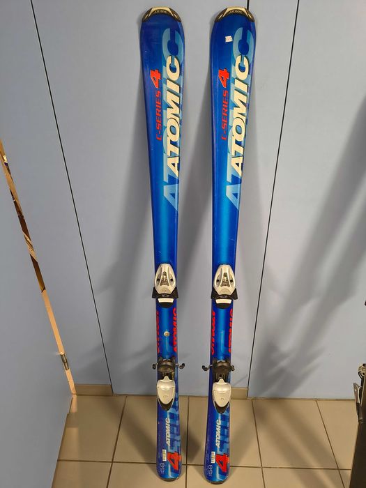 Narty zjazdowe atomic c-series 4 158cm Wrocław Fabryczna • OLX.pl