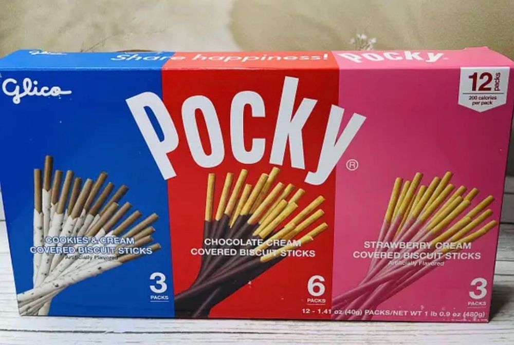 Блок японського печива-паличок POCKY Sticks мікс смаків: 1 000 грн ...