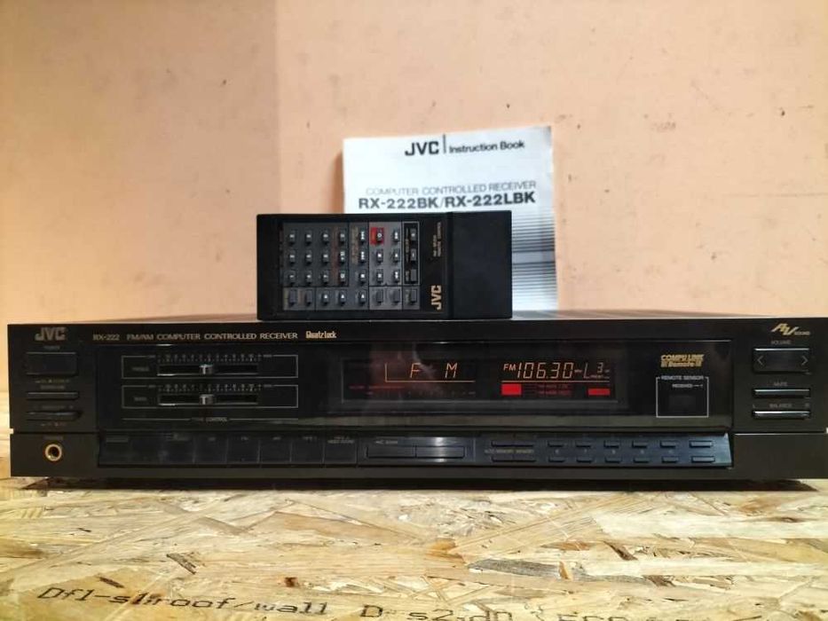 Amplituner JVC RX-222BK +Pilot +Instrukcja! Świetny Stan! Wysyłka! Nowy ...