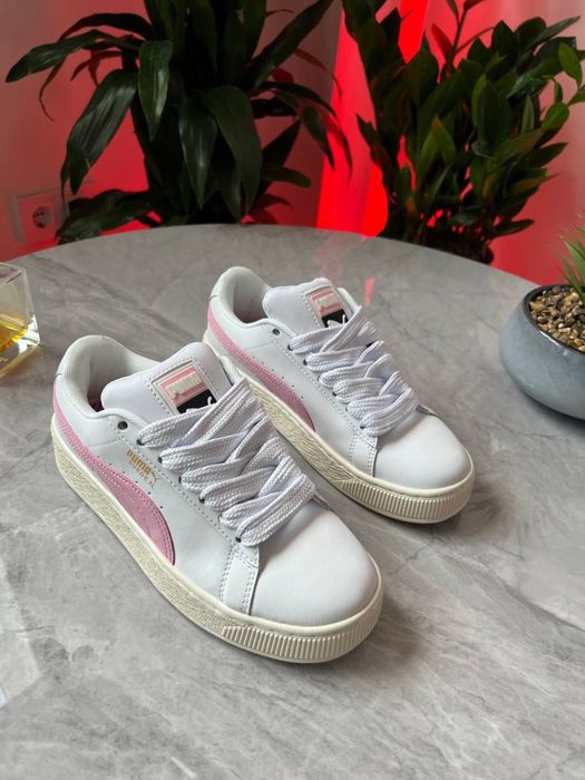 Puma Suede XL White With Pink, Пума XL, Puma XL: 2 350 грн. - Інші ...