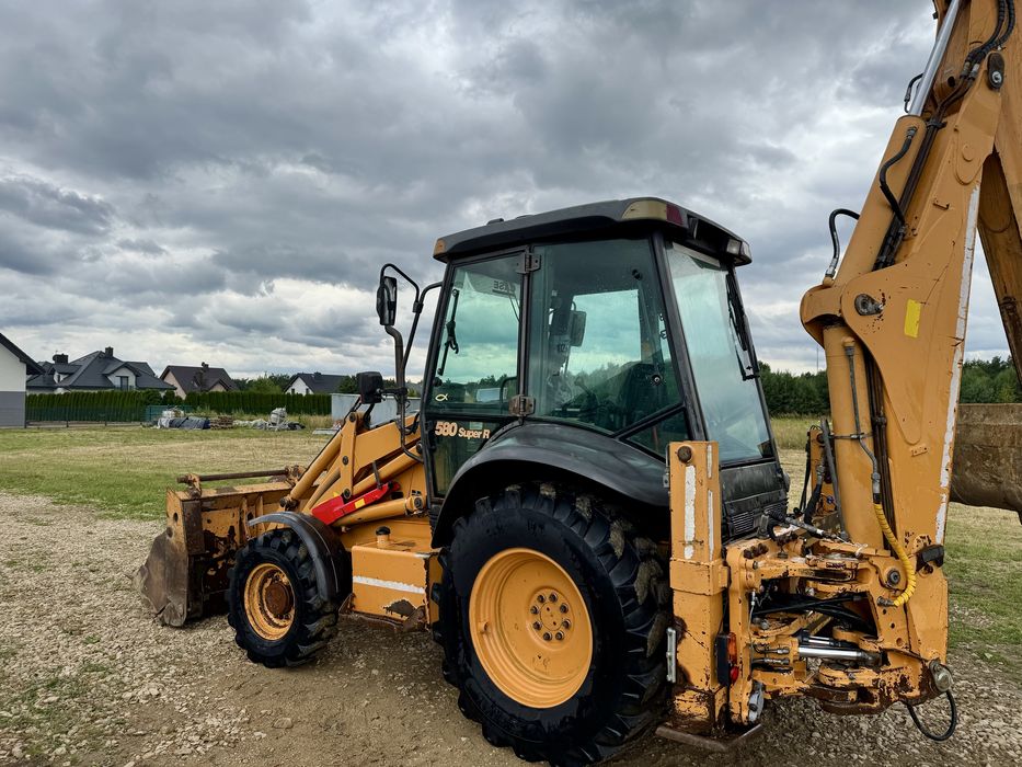 Case 580 super r case 580sr koparko ładowarka Wręczyca Wielka • OLX.pl