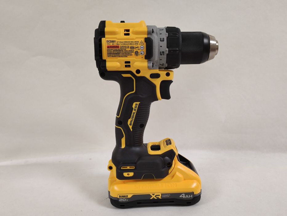 Безщітковий дриль шуруповерт DeWALT DCD801QQ2 XR POWERPACK™ 20Vmax: 12 ...