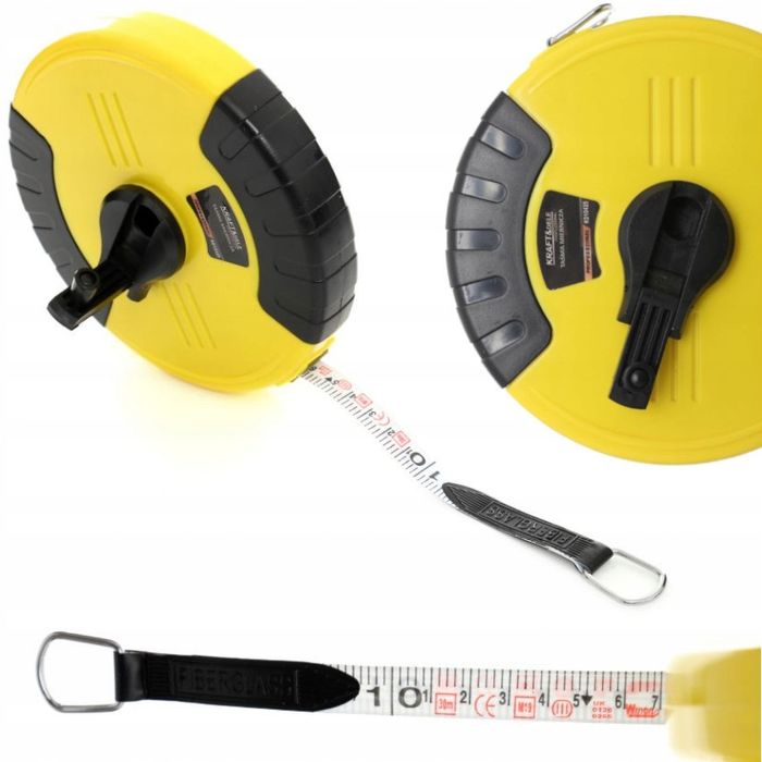 Taśma miernicza miara kraft&dele 20m Częstochowa Kawodrza • OLX.pl