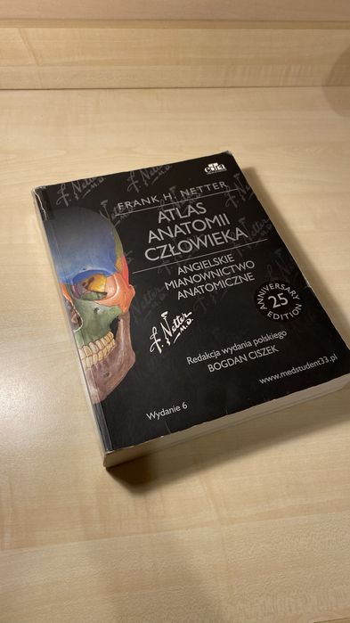 Frank H. Netter - Atlas Anatomii Człowieka - ANGIELSKIE MIANOWNICTWO ...