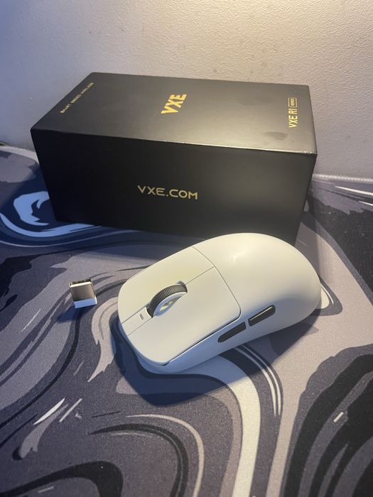 Миша безпровідна VXE R1 PRO MAX білого кольору: 2 000 грн ...