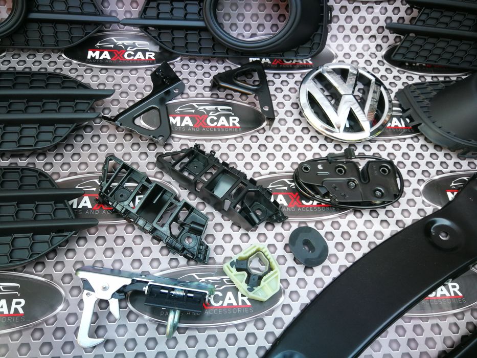 Tiguan Кронштейн крепление бампера направляюча фари резинка радиатора ...