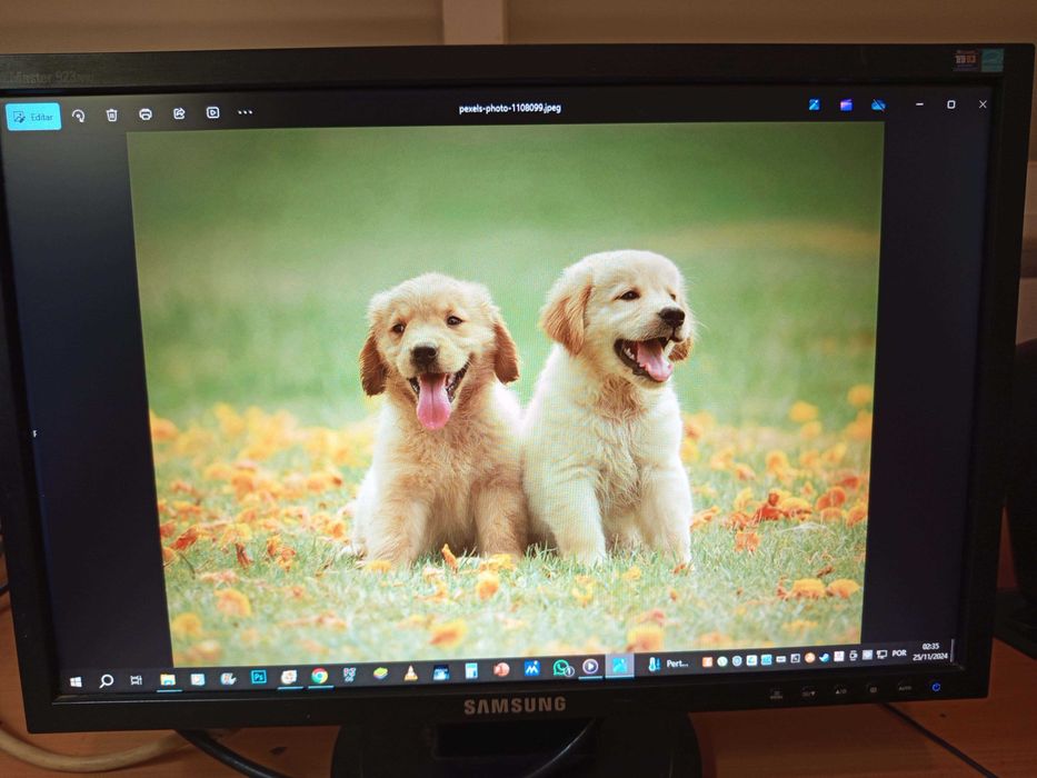 Monitor Samsung LS19 Carcavelos E Parede • OLX.pt