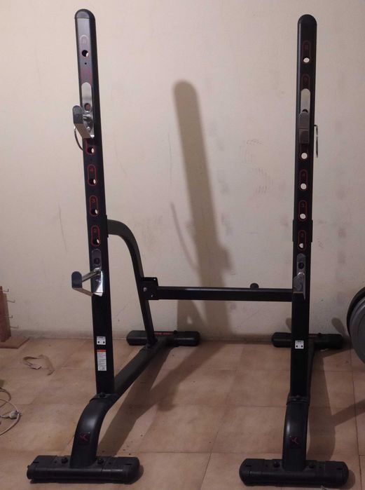 Rack Domyos para Agachamento e Supino com 4 J-Hooks (Desmontável ...