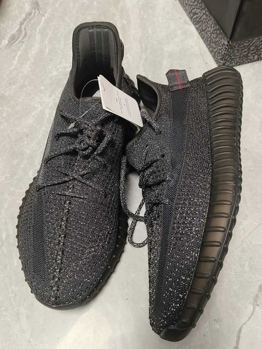 Adidas Yeezy 350 Boost V2 Czarne Gwiazdy Trampki Czarny Anioł 41 ...
