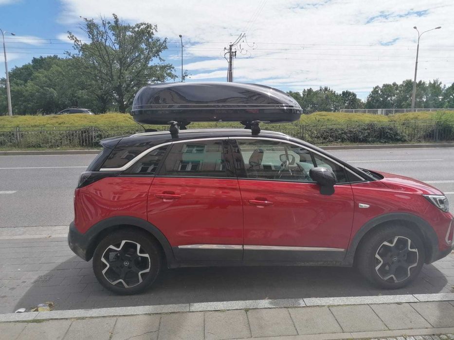 Box boks bagażowy Modula 520 czarny lakier 75kg szybki montaż Wrocław ...