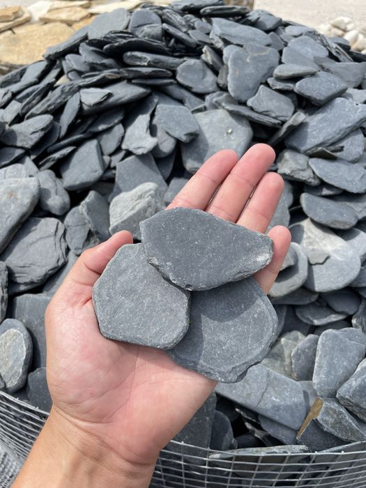 CZARNY ŁUPEK FILITOWY Czarny Kamień do Akwarium Fyllit Iwagumi Seiryu ...