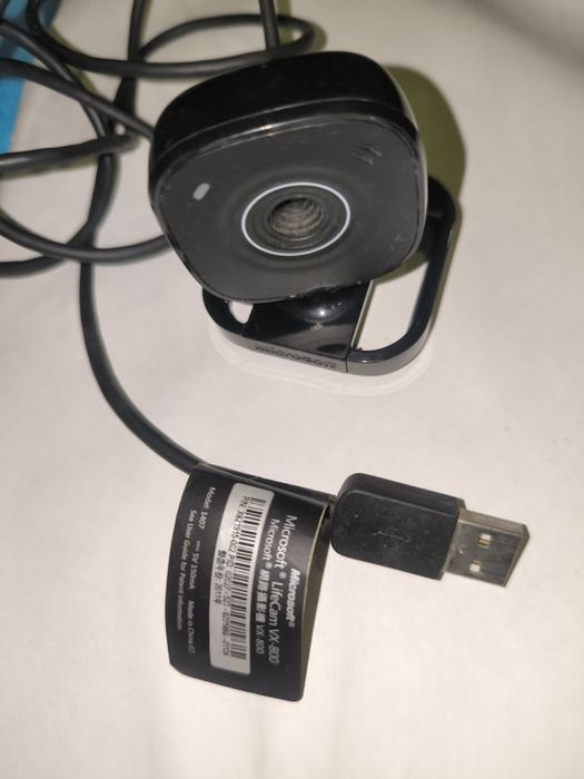 Webcam Microsoft 1407 LifeCam VX-800 USB resolução 640x480 preta ...