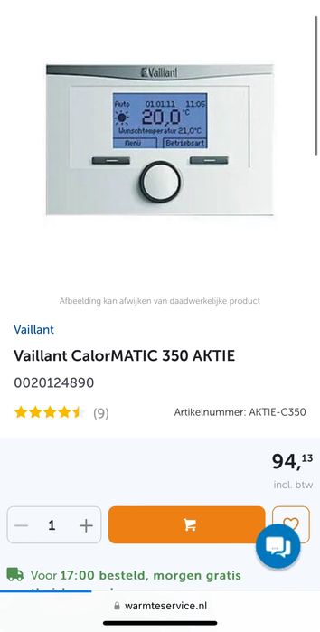 Vaillant colorMATIC 350: 1 800 грн. - Опалення Золочів на Olx