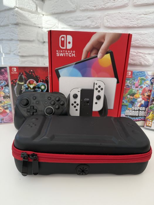 Nintendo Switch OLED + Pro Controller. Топ коплект!: 11 999 грн ...