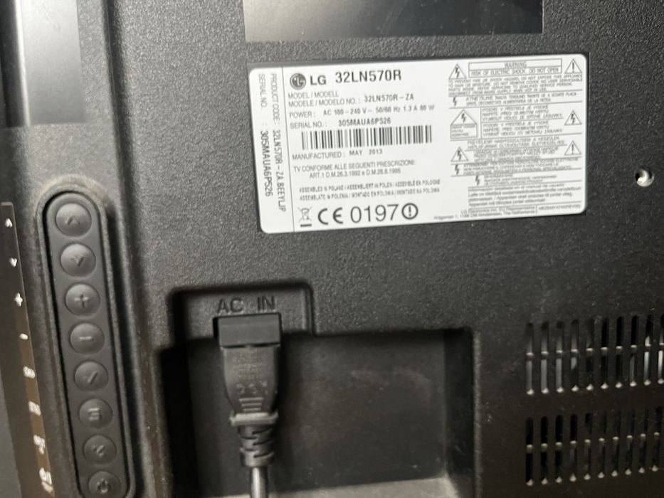 Telewizor LG 32LN570R 32 cal sprawny Kraków Podgórze Duchackie • OLX.pl