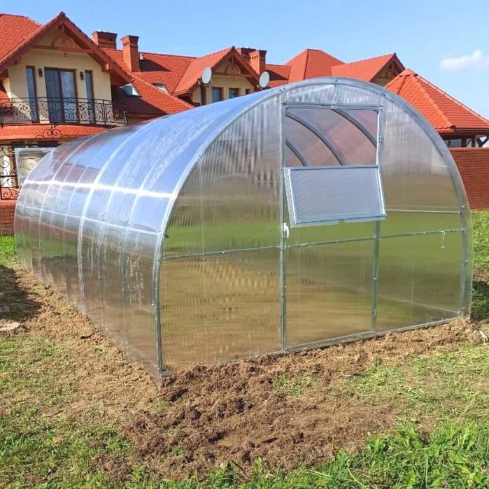 Szklarnia Tunel ogrodowy 3x4 3x6 3x8 Profil 40x20 Poliwęglan 4 / 6mm ...