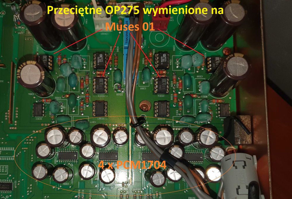 4 x PCM1704 ZAMIANA Denon 5000 DAC R2R, najwyższy model / Hi-End ...