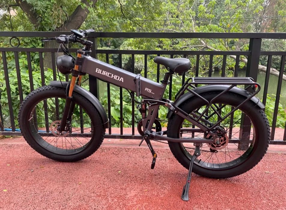 Rower elektryczny Burchda R5 PRO 48V 20Ah 45km/h Zasięg 90KM+ Sakwa 26 ...