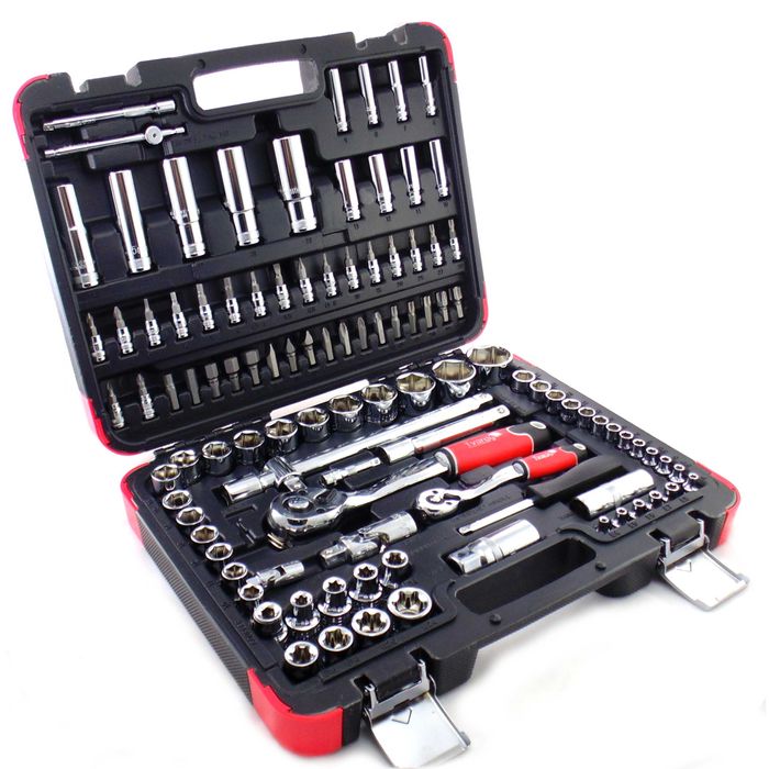 Klucze nasadowe 108 el zestaw kluczy nasadowych twardy 25l gw Biała Podlaska • OLX.pl