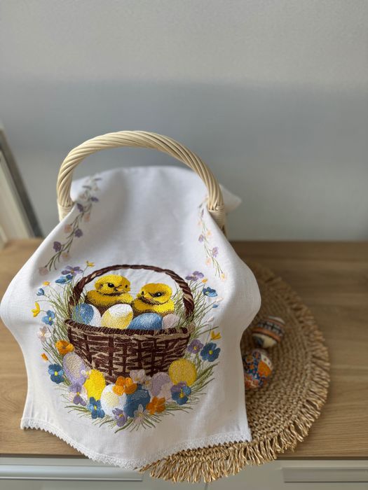 Рушник серветка на Пасху Великдень на кошик 899 грн Текстиль Львів на Olx