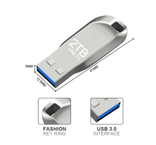 Металева високошвидкісна USB3.0 флеш-пам`ять (флешка) ємність 2ТБ: 289 ...