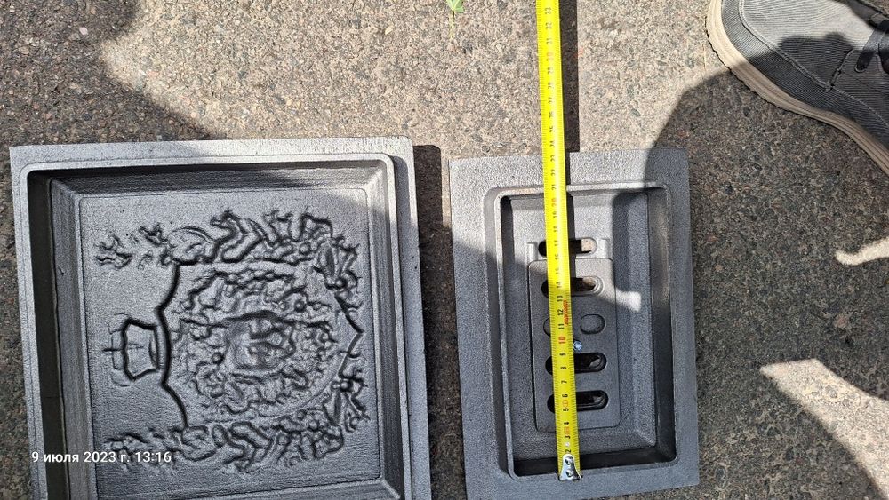 Дверцята чугунні,для плити,печі,грубки.барбекю.топка і піддувало.: 1 ...