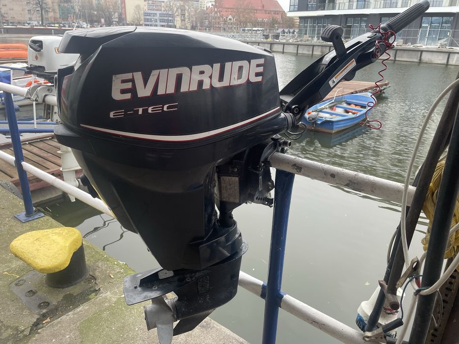 Silnik zaburtowy Evinrude e-tec 30hp Szczecin Centrum • OLX.pl