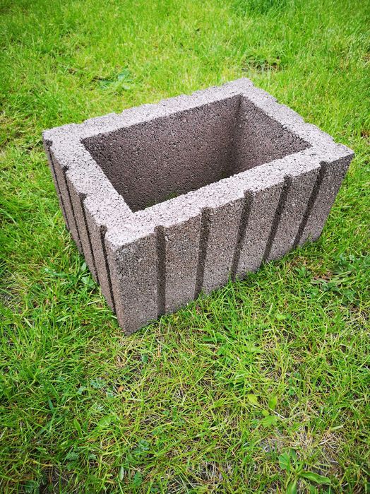 Gazony betonowe 60x40x20h donice ogrodowe donica gazon betonow.Wysyłka ...
