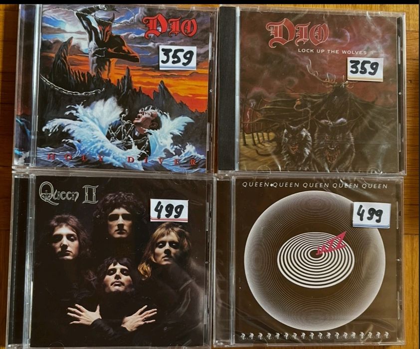 CD Запаковані - Queen, Metallica, Dio, Yello., Antrax, Slayer,: 299 грн ...