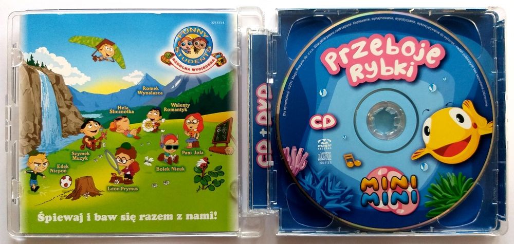 Przeboje Rybki Mini Mini CD+DVD 2011r, Nowa Wieś • OLX.pl