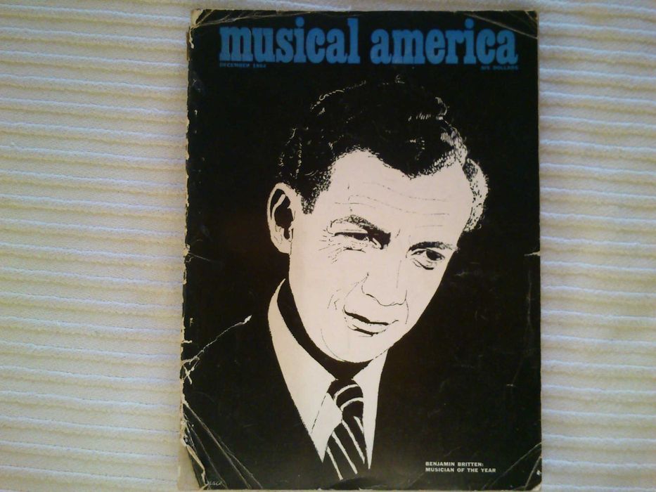 Musical America, dezembro 1964, 373 páginas, Benjamin Britten Alvalade ...