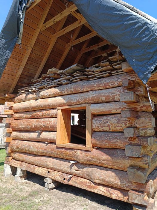 Dom z bala, góralski, drewniany, chata Kielce • OLX.pl