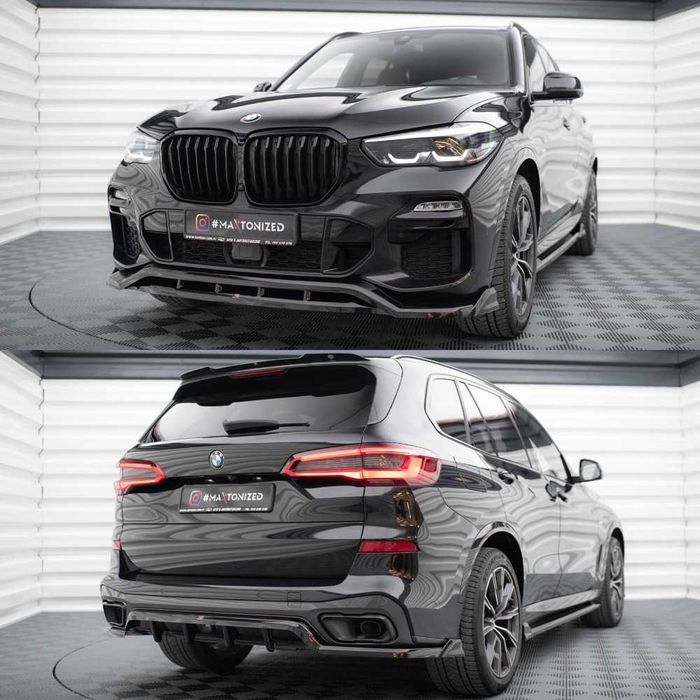 Обвес BMW X5 G05 M-Sport тюнинг губа юбка сплиттер элерон диффузор: 12 ...