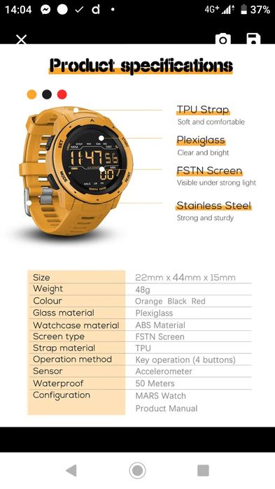 Часы North Edge Mars, APACHE 46, Laker: 750 грн. - Наручные часы ...