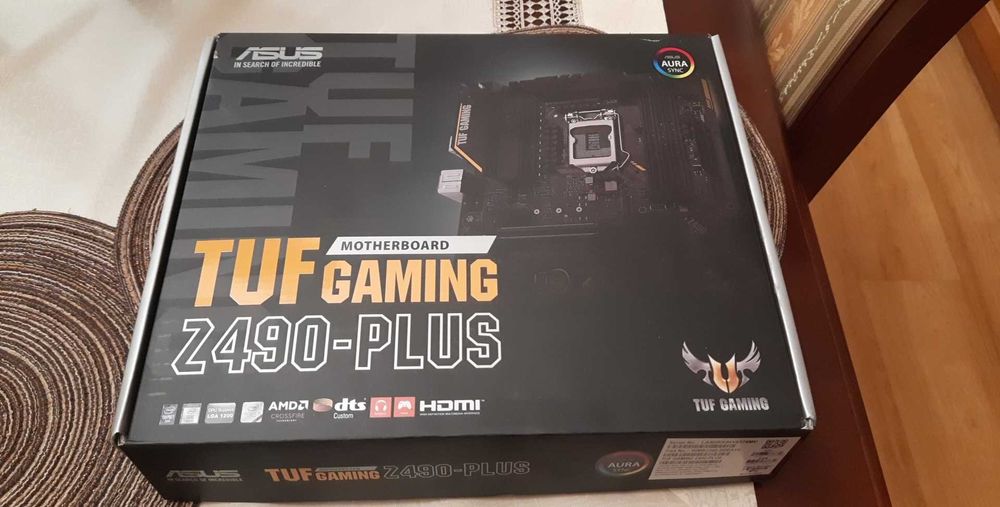 Płyta główna ASUS TUF GAMING Z490-PLUS z wygiętym pinem i bez dystansu ...