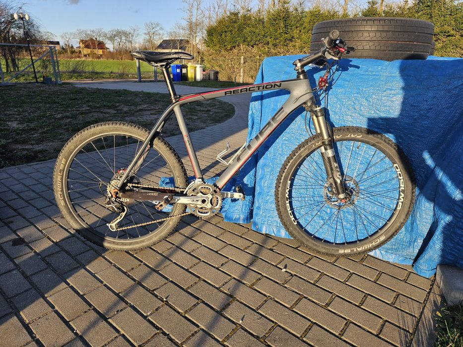 Rower karbon 22" deore xt cube reaction gtc pro mtb Jamno • OLX.pl
