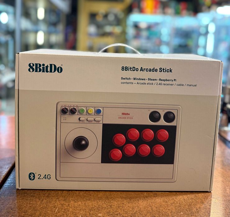 Kontroler Retro 8BitDo Arcade Stick do PC Nintendo Switch Raspberry Pi ...