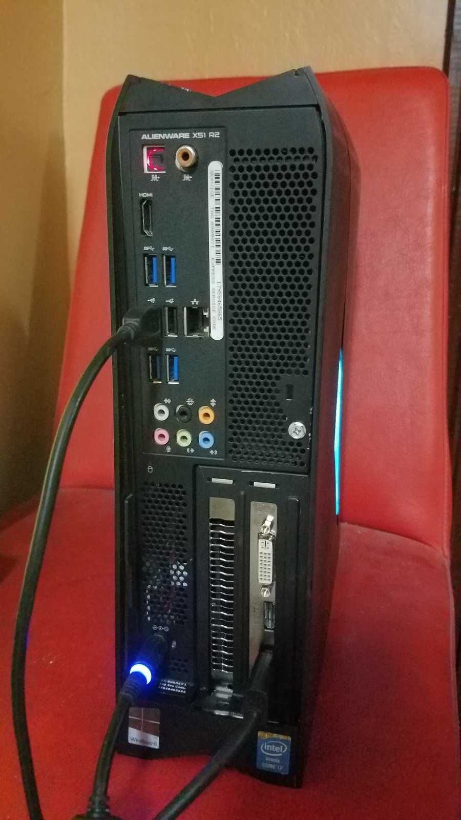 Мощный игровой неттоп Dell Alienware X51 R2 Core i7-4770 8/128GbSSD R7 ...