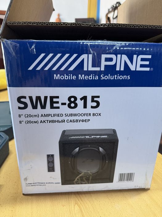 Subwoofer alpine SWE-815 Santa Maria, São Pedro E Sobral Da Lagoa • OLX.pt