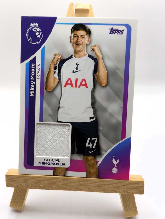 TOPPS Premier League 2025/26 Memorabilia RE-MM Mikey Moore Tottenham ...